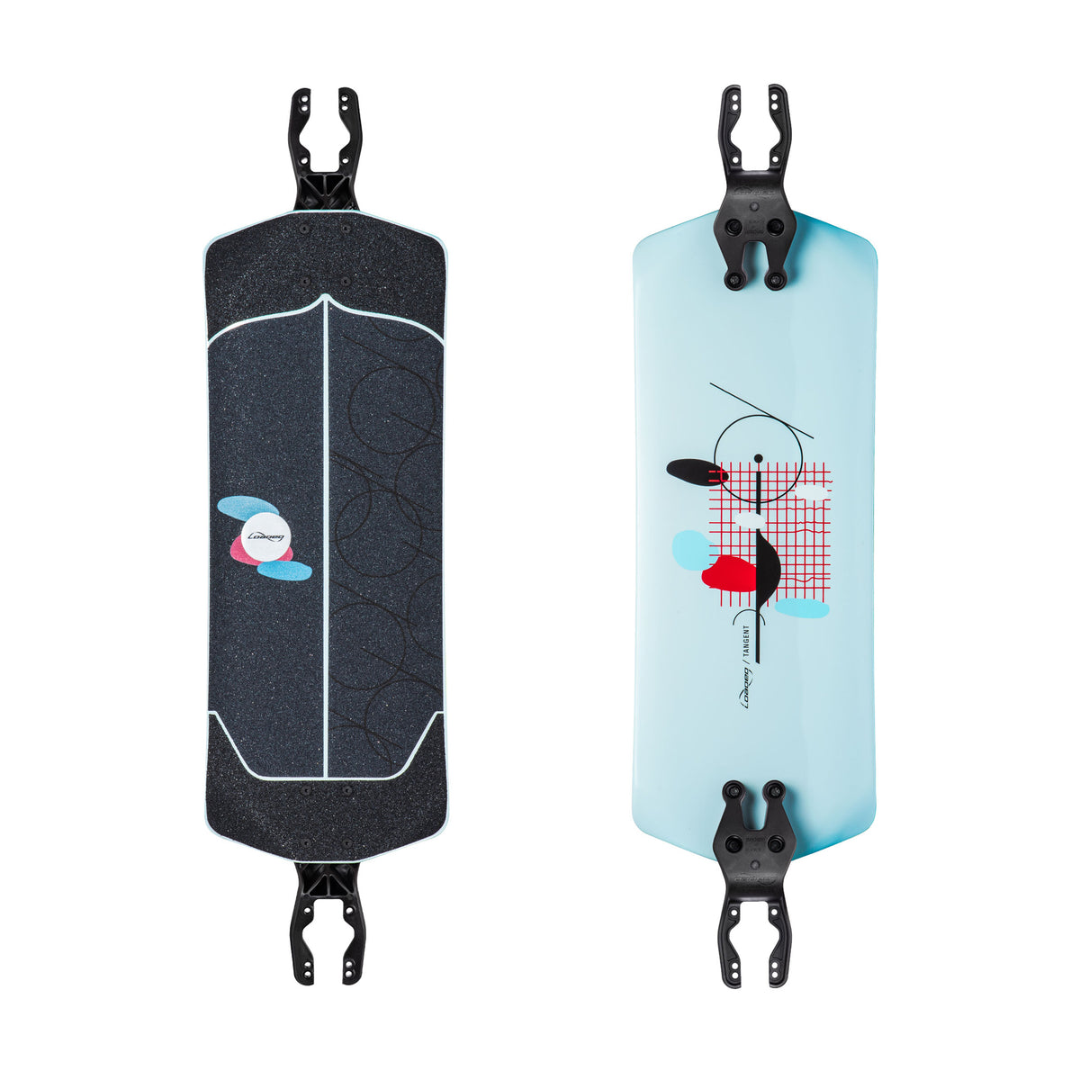 Tangent Deck with Brackets | Distance & Commuting Longboard Skateboard ...