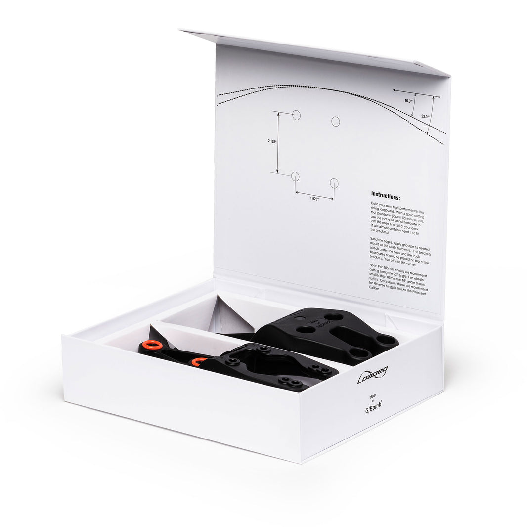 Zee Bracket | Composite Double-Drop Truck Mount System – Loaded Boards